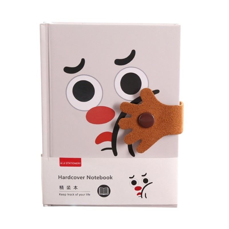 Hardcover Notebook PU Cover Diary for Note Taking Writing Button ...