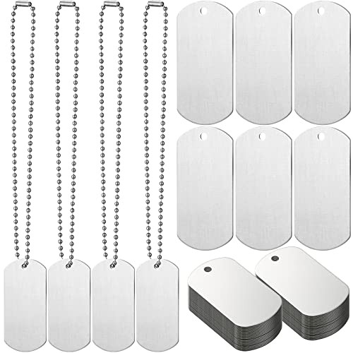 30 Pieces Military Army Dog Tags Metal Blanks Tags Stamping Sublimation ...