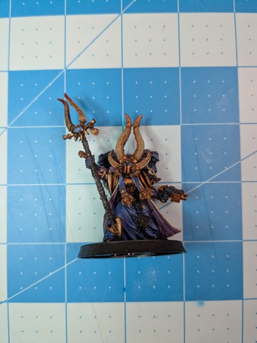 Warhammer 40k Ahzek Ahriman Thousand Sons Chaos Sorcerer Finecast Model ...