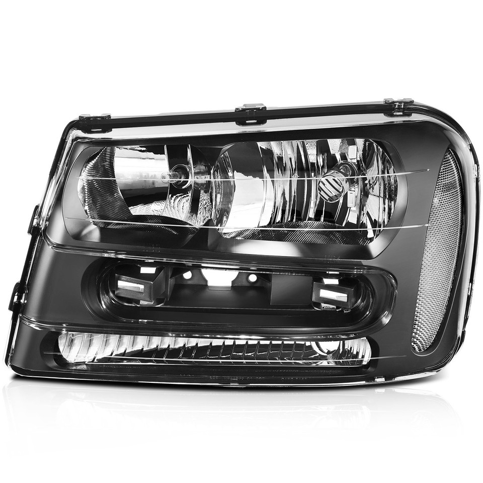 Headlights Assembly Set For Chevy Trailblazer 2002-2009 Headlamps Left ...