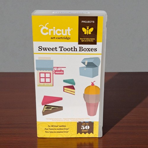 Cricut Sweet Tooth Boxes Die Cut Cartridge Crafts Scrapbooking 2001097 ...