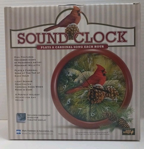 Cardinal Sound Clock December Dawn Plays a Cardinal Song Each Hour NEW ...