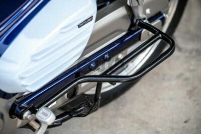 HONDA SUPER CUB C125 2018-2020 BLACK REAR FOOT PEGS STEP REST PASSENGER ...