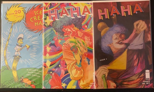 HaHa #1 Cover A & B Bonus Ice Cream Man #20 Image comics 2021 Dr Seuss ...
