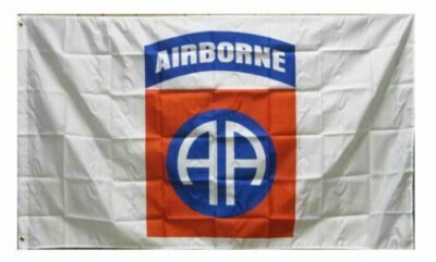 3' X 5' 3x5 Airborne 82nd White Flag United States Army Airborne Flag ...