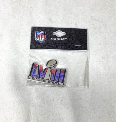 NFL Super Bowl 58 Las Vegas Logo Metal Magnet Die-Cut FREESHP | eBay