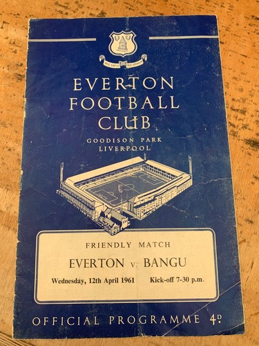Everton 1950s and 1960s Home Programmes UPDATED 27/4/2023 | eBay