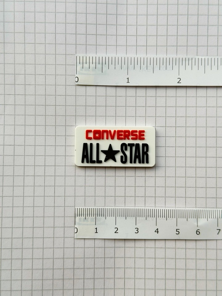 Converse All Star Iron On Transfer or Rubber Badge | eBay
