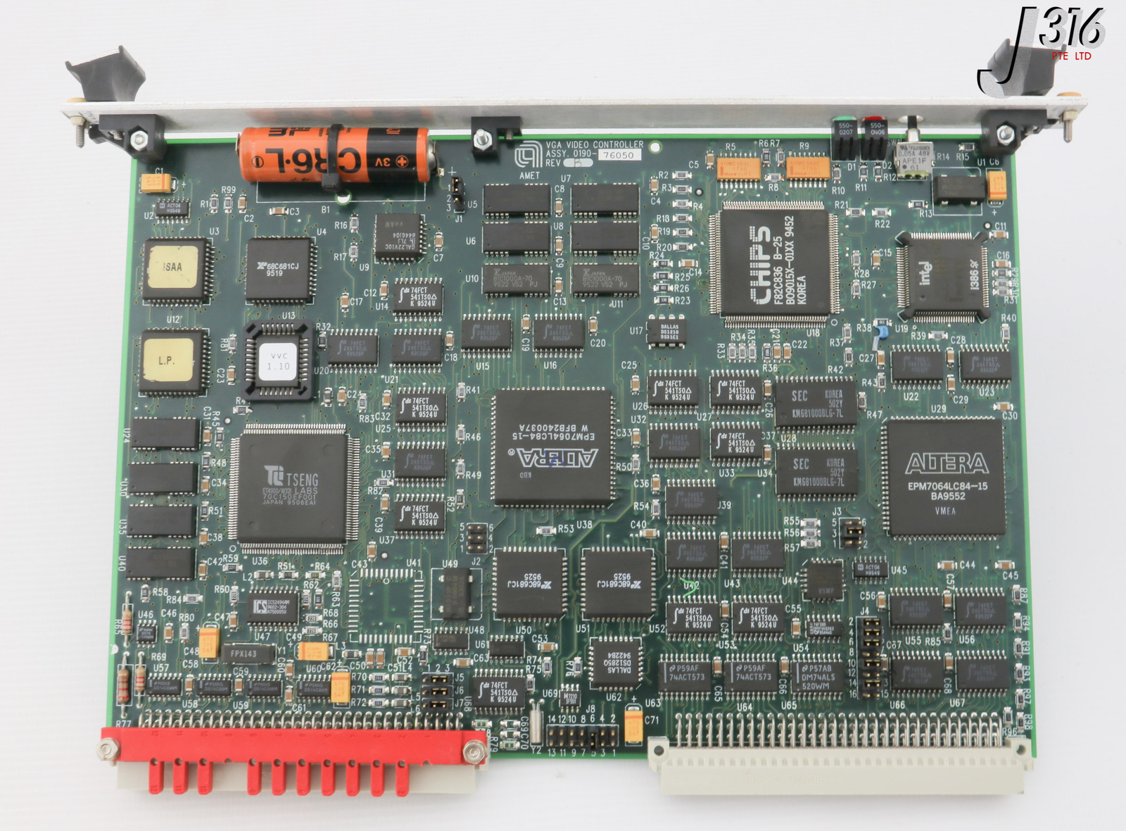 AMAT Applied Materials 0190-76050 VGA Video Controller VME PCB Card ...