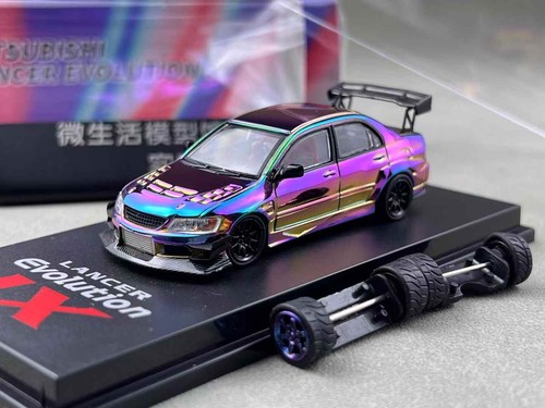 CM 1:64 Mitsubishi Lancer Evo IX 9th Generation Lancer Alloy Car Model ...