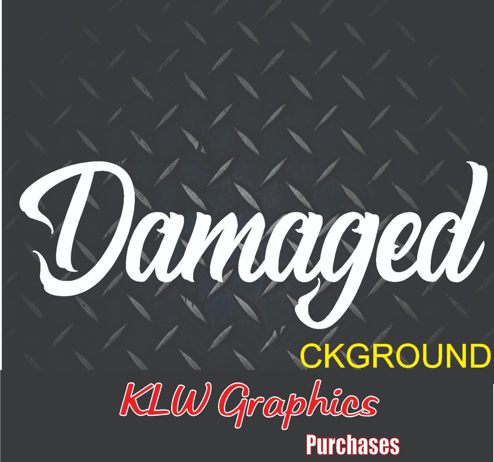 Damaged Decal Stickers JDM KDM Funny Turbo Diesel Truck Crew Cab 7.3 6. ...
