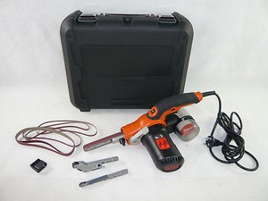BLACK&DECKER KA902EK Powerfeile + ZUBEHÖR IM KOFFER Bandschleifer ...