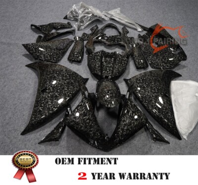 Forged Carbon Fiber ABS Fairing Kit Fits For Yamaha YZF R1 2009-2014 11 ...