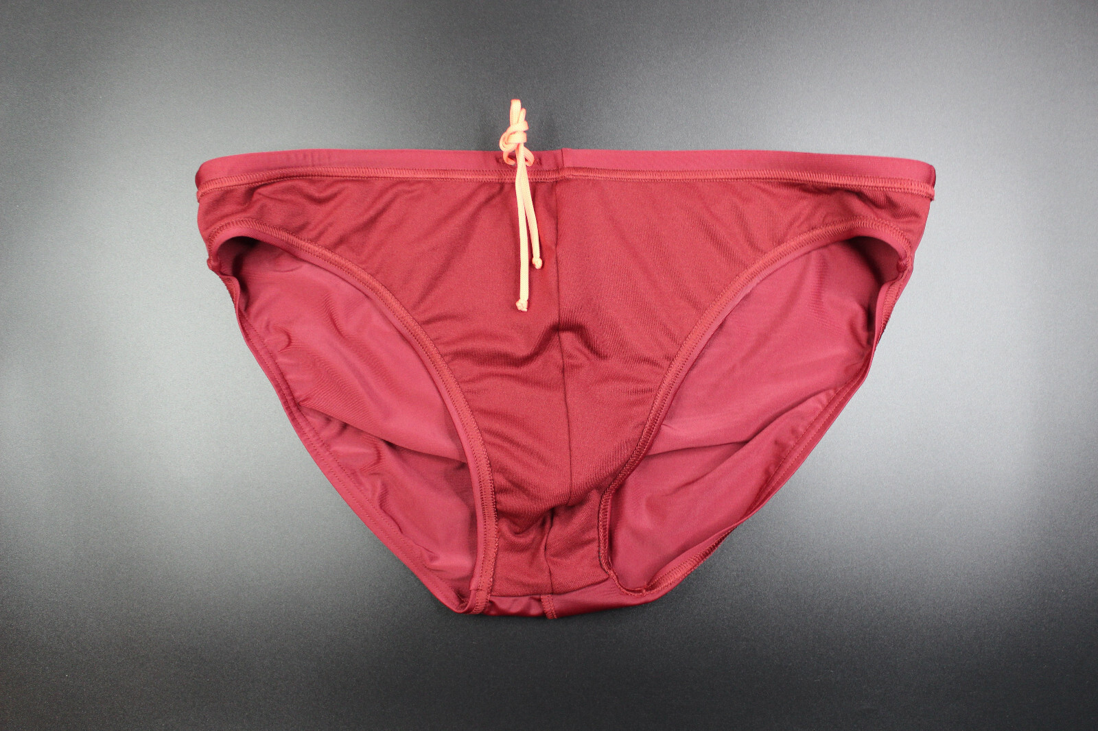 Trojan custom print men Burgundy red Speedo swim brief size 34 36 38 40 ...