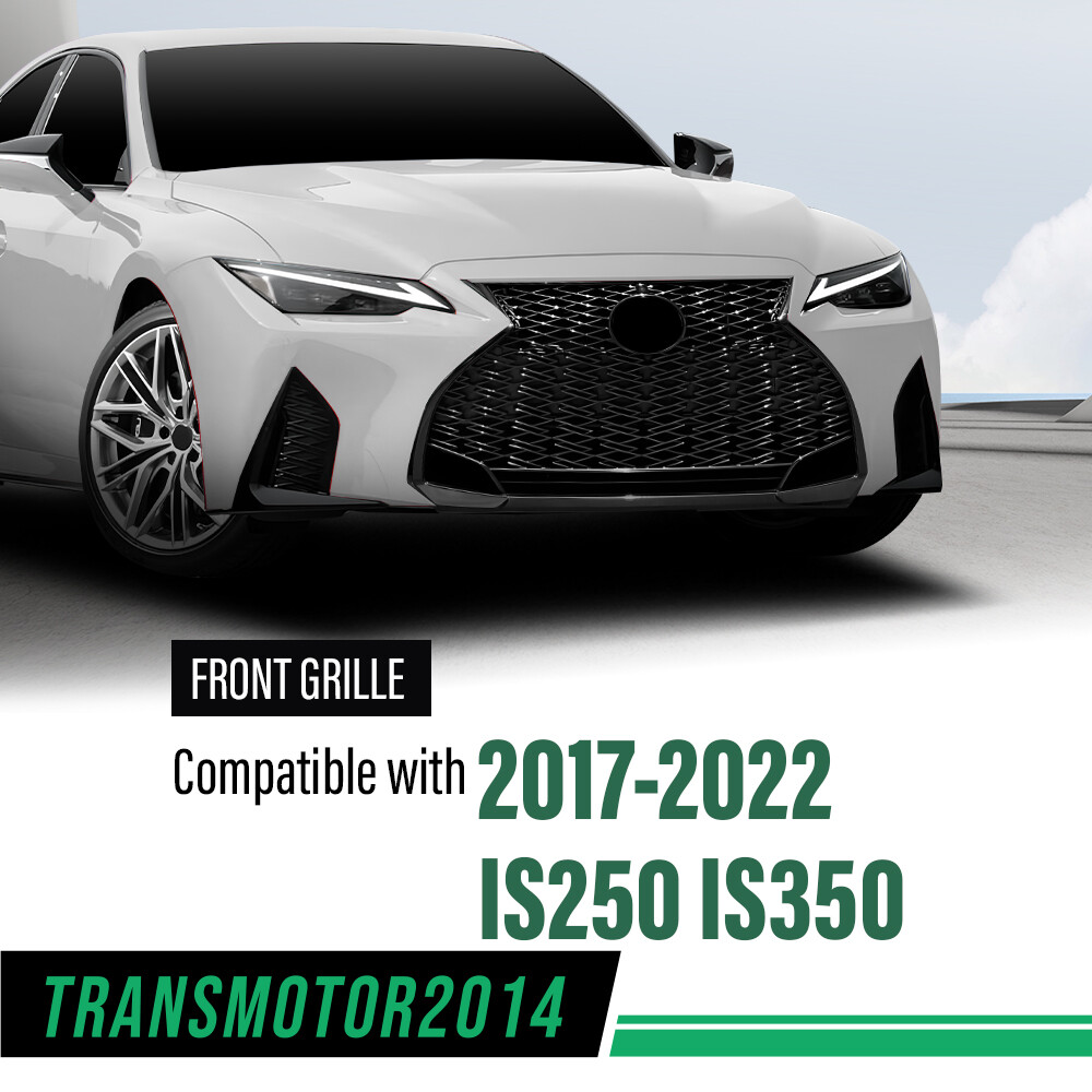 F Sport A Set Front Grille Grill Black Fit For 2017-2022 Lexus Is250 ...