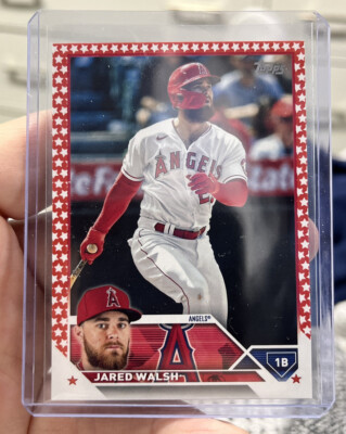 2023 Topps Series 2 Jared Walsh Independence Day Parallel 43/76 Angels ...