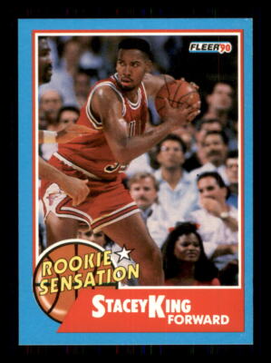 1990 Basketball Fleer Stacey King Chicago Bulls #5 RS RC10 | eBay