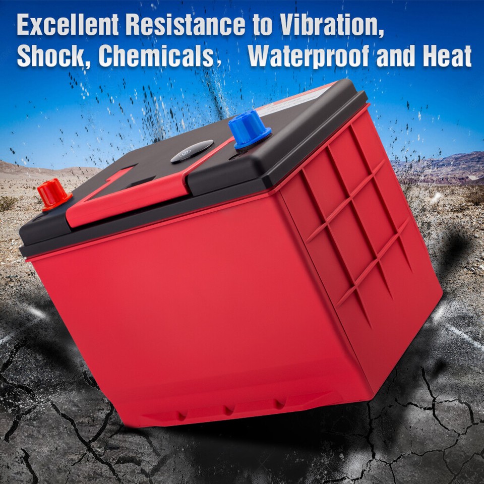 80D26L 12V 60Ah 1500CCA Lithium Iron Group 24R Battery LiFePO4 replace ...