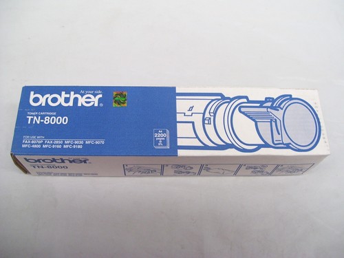 BROTHER TN-8000 GENUINE BLACK TONER CARTRIDGE FAX 8070P 2850 MFC 9030 ...