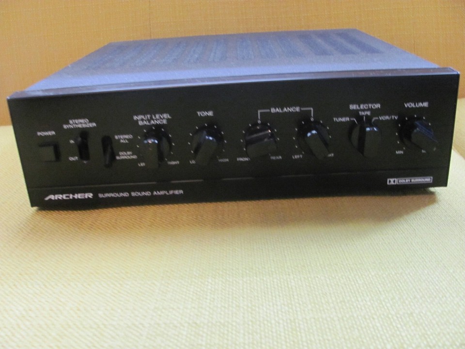 Archer Surround Sound Amplifier Model: 15-1279A - Dolby ,Tested And ...