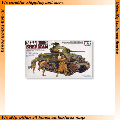 Tamiya Model kit 1/35 M4A3 Sherman 75mm "Front Line Breakthrough ...