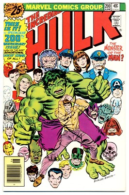 INCREDIBLE HULK #200 F/VF, Anniversary Issue, Marvel Comics 1976 | eBay