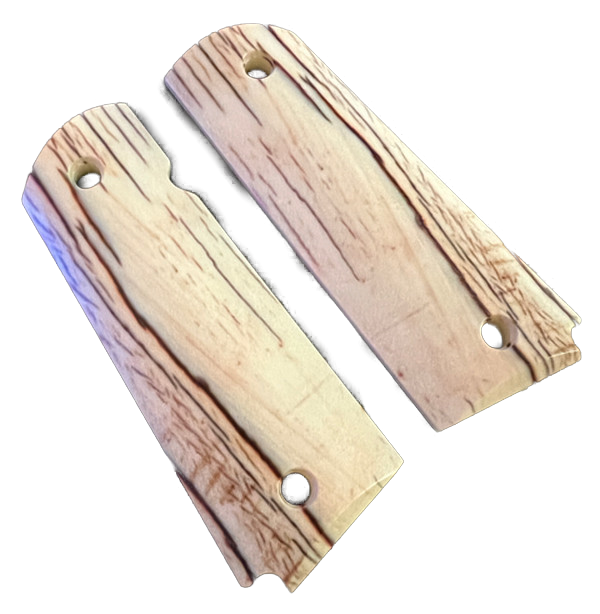 1911 Colt & Clones CUSTOM GUN GRIPS Slim Line Full size faux Ivory | eBay