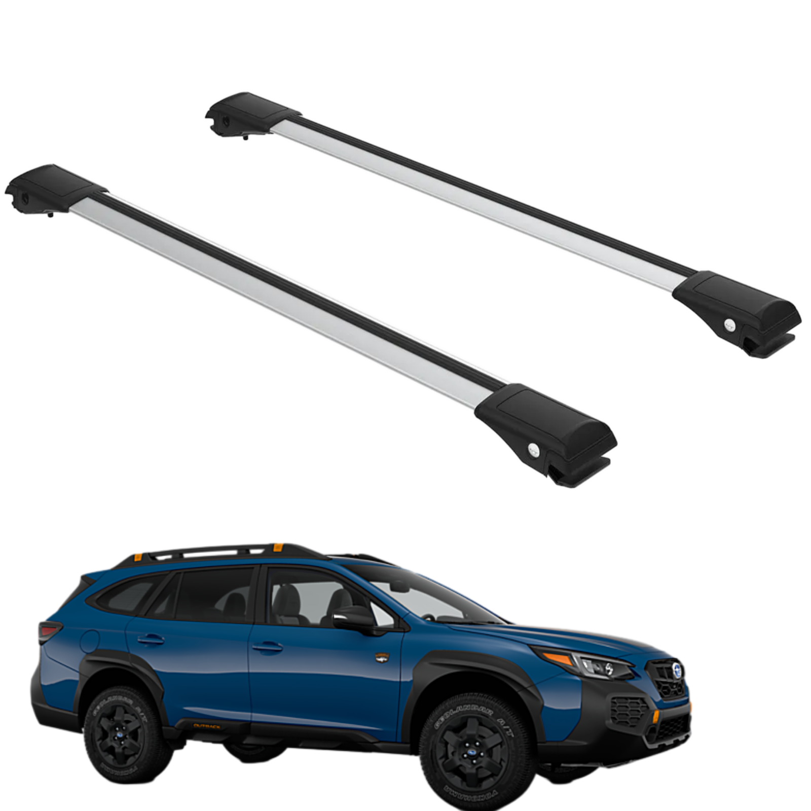 Fits Subaru Outback Wilderness 2022-2024 Roof Racks Cross Bars Aluminum ...