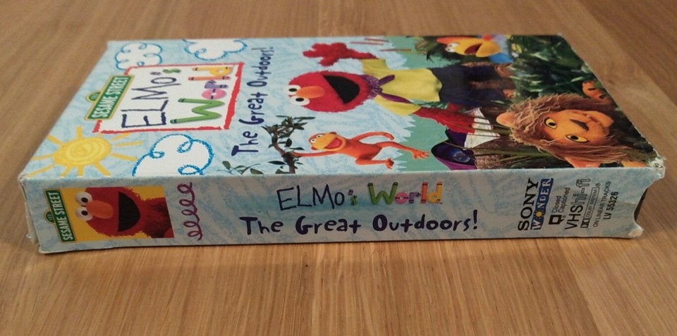 Elmo's World The Great Outdoors! VHS 03 Sesame Street Elmos Fish ...