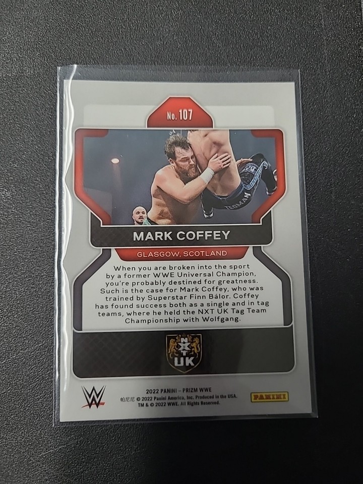 2022 Panini Prizm WWE #107 Mark Coffey *0425 | eBay