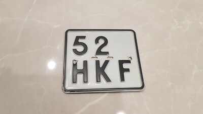 Used old FINLAND FIN Car truck motorcycle scooter license plate number ...