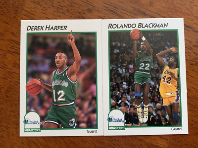 1991-1992 Hoops McDonald's Mavericks- Rolando Blackman/Derek Harper- 2 ...