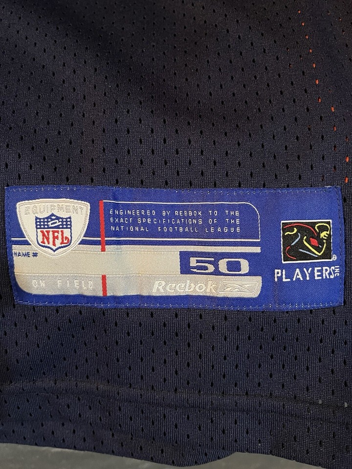 Denver Broncos Jay Cutler #6 Reebok Authentic NFL Blue 🏈 Jersey M ( B26 ...