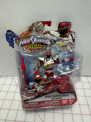 Power Rangers Dino Super Charge 5" Dino Drive Red Ranger New Damged ...