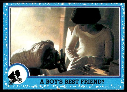 1982 Topps E.T. 13 A Boy's Best Friend? Trading Card | eBay