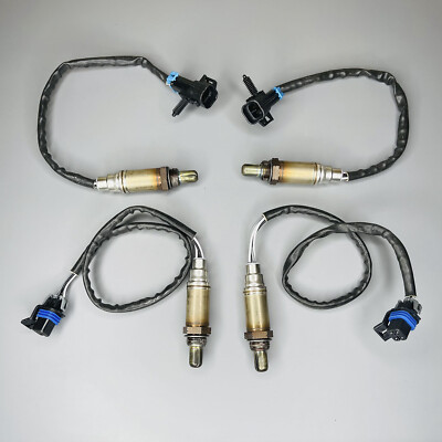 Lambda Oxygen Sensor O2 4PCS 13029*2 13474*2 For 1996-1999 Cadillac ...