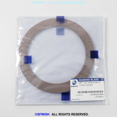 NEW DISCO Diamond Blade MBT-C247 SD400L25MT38, 116.9x0.165x88.9mm, Exp ...