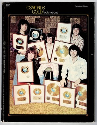 OSMONDS GOLD Volume One songbook OSMOND BROTHERS color photos DONNY | eBay
