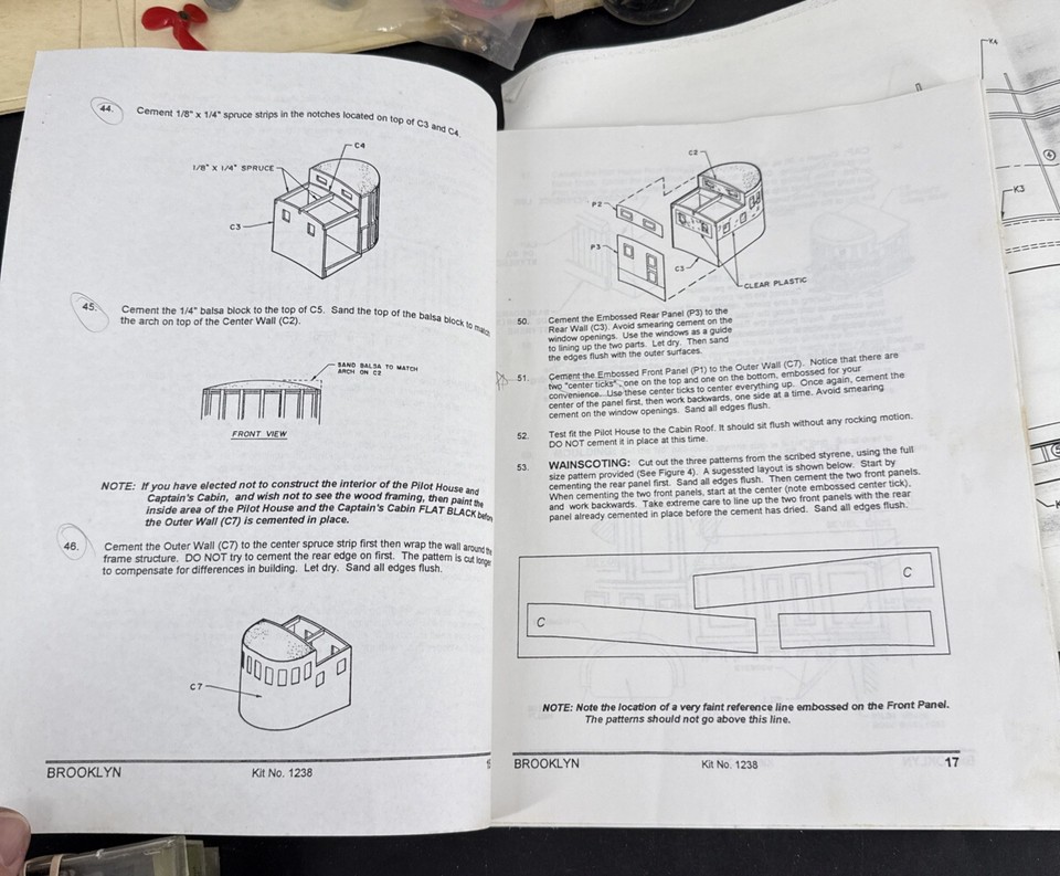 Brooklyn Tug Model Boat Kit # 1238 By Dumas Products Started Missing A lot | eBay