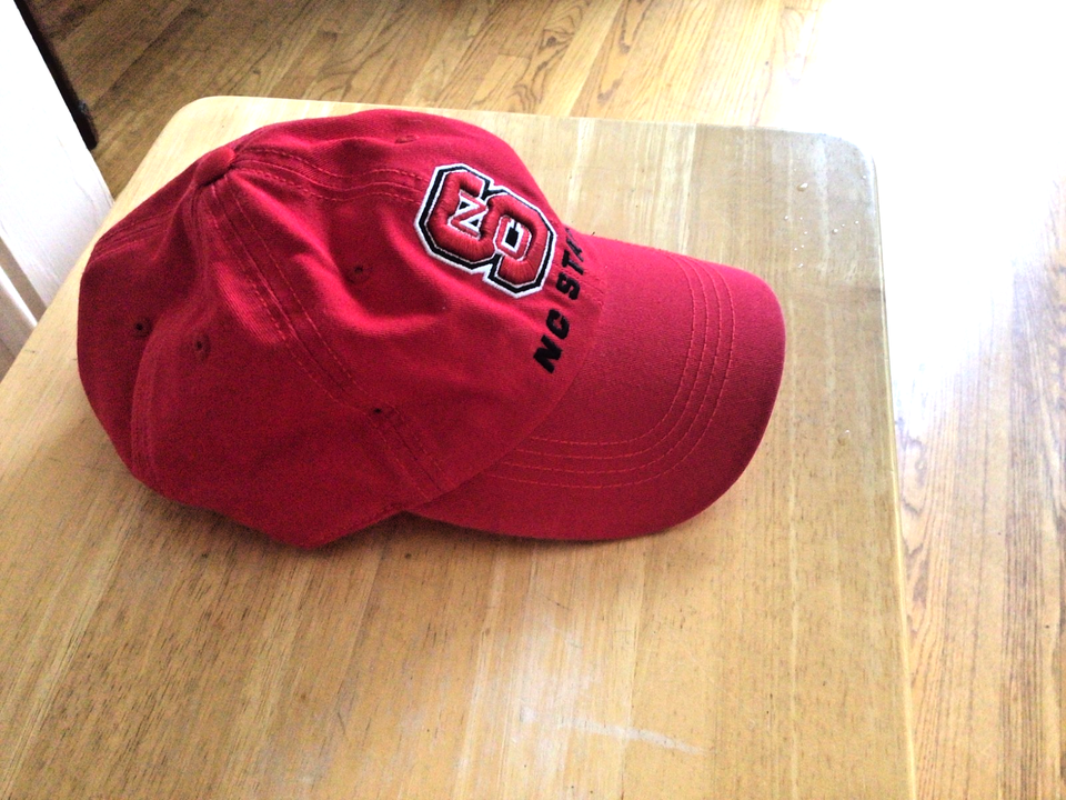 NC State Red Cotton Baseball Cap Hat “Top of the World” one sz EUC | eBay
