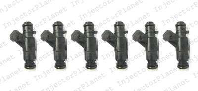 Set of 6 Bosch 0280155742 Injector 1998-2000 Mercedes ML320 3.2L V6 ...