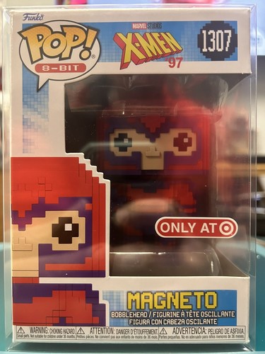 Magneto 1307 Target Exclusive 8 Bit Funko POP! X-Men 97 FREE PROTECTOR ...
