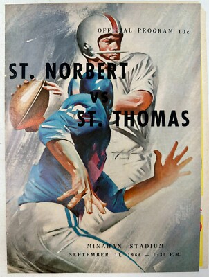 1966 St. Norbert Green Knights vs St. Thomas Tommies Football Game ...