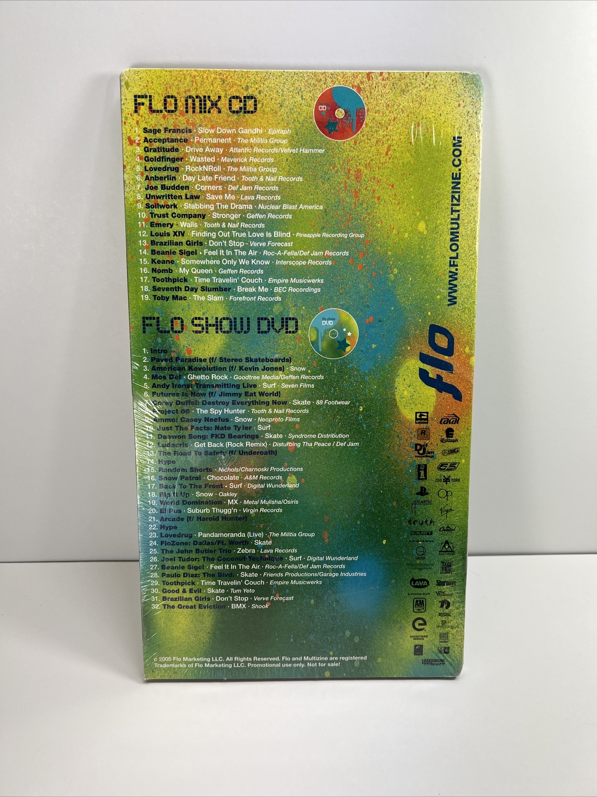 FLO Multizine CD/DVD Set w/ Magazine Rock Rap Punk Hip Hop Extreme ...