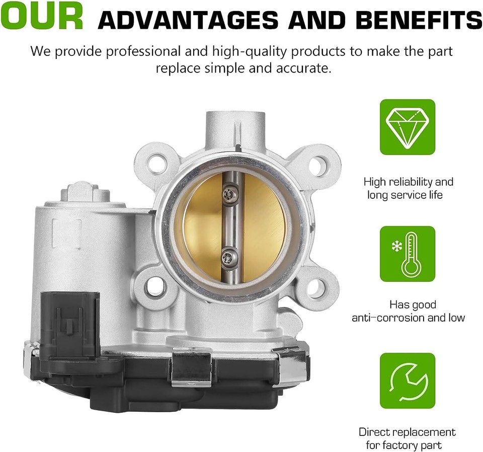 12671379 Throttle Body for 2016-2019 GM Cruze Encore 1.4L Malibu ...