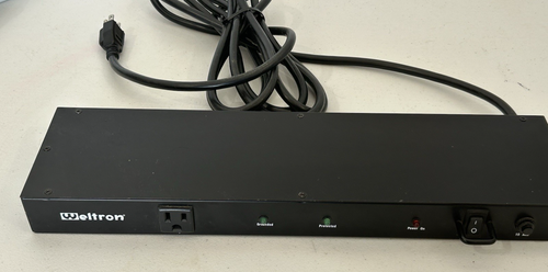 Weltron Rack Mount Power Conditioner / Surge Protector - 6 Outlet, 15ft ...