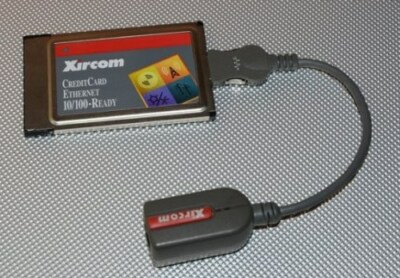 Xircom CreditCard Ethernet 10/100 PCMCIA PC Card CE3B-100BTX +Cable | eBay
