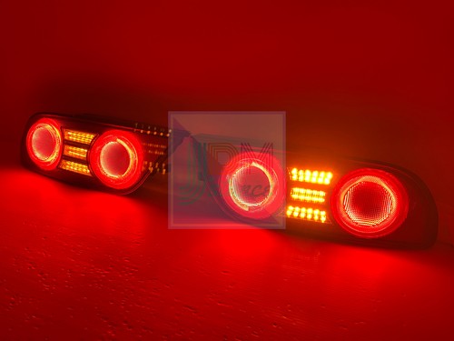 JDM Nissan 180SX Full LED Tail Light Sequential Blinker OEM | 240SX SR ...