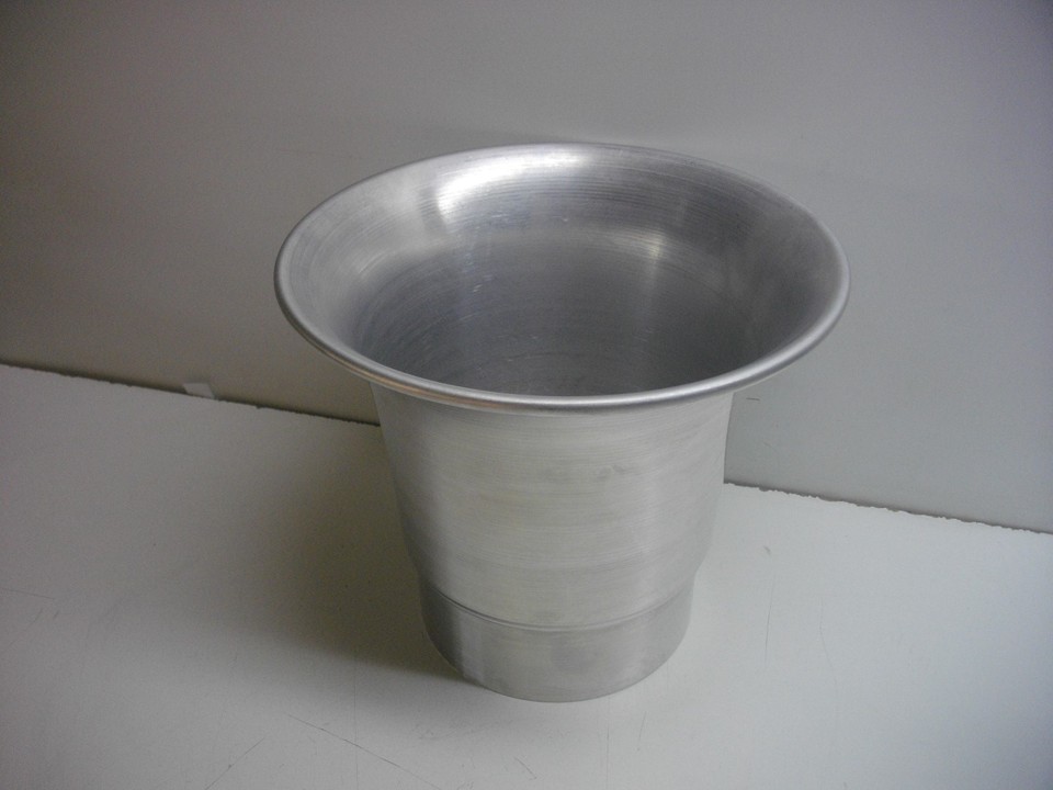 Tall spun aluminum Velocity Stack hot rat rod v-drive flatbottom jet ...