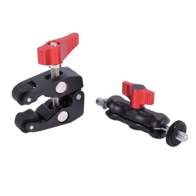 Slr Camera Arm Hot Shoe Ball Head Crab Claw Clip Universal Monitor ...